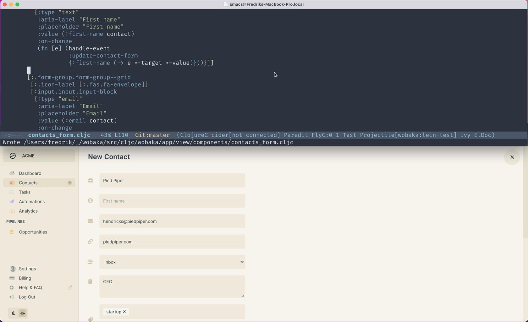 How I Use Clojure To Build And Scale My SaaS
